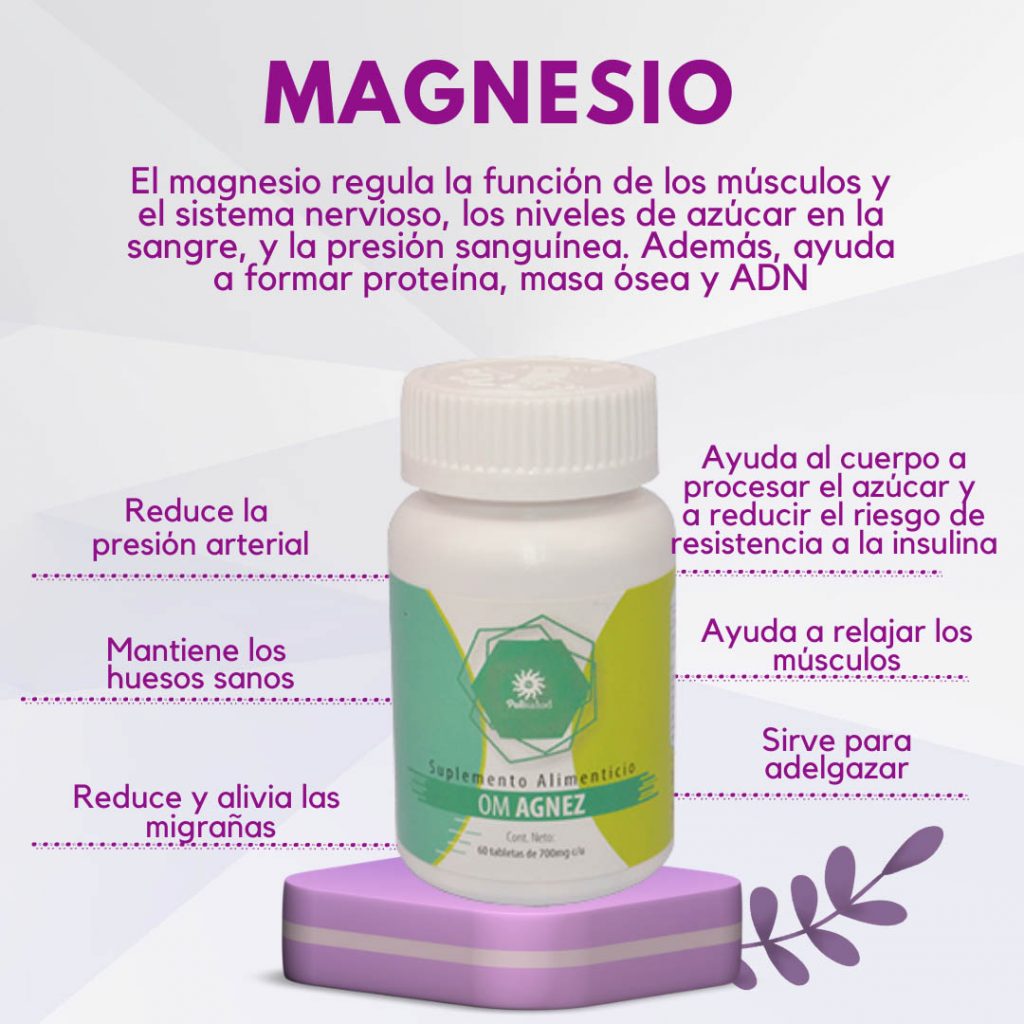 El Magnesio es un mineral necesario para más de 300